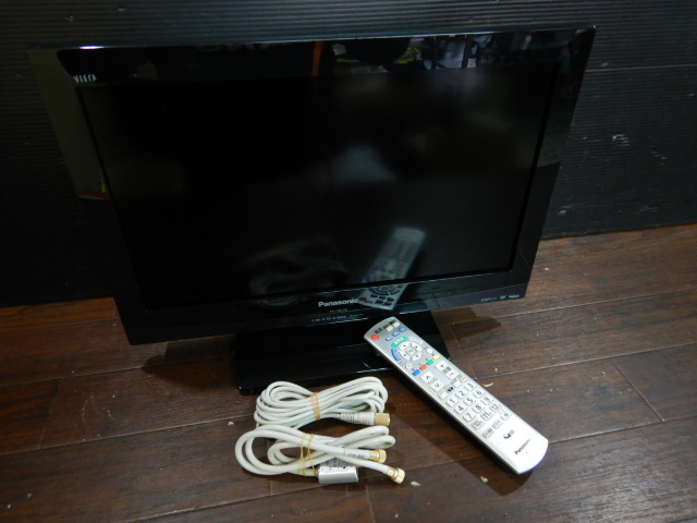 【目立った傷や汚れなし】k496 パナソニック Panasonic 19型 液晶テレビ TH-L19C3-K アンテナ線/リモコン付き ...