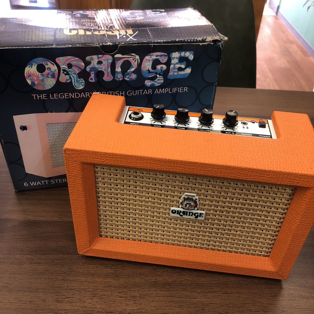 【傷や汚れあり】【ジャンク】ORANGE CR-6S Stereo Micro Crush ギターアンプ ミニアンプ オレンジ No3099の ...