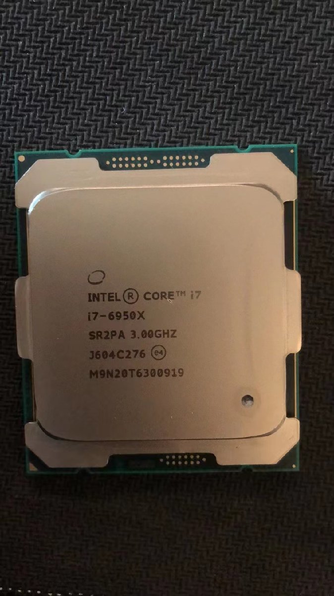 【やや傷や汚れあり】CPU インテル Intel Core I7-6950X プロセッサー 中古 動作未確認 ジャンク品 -2367 の落札 ...
