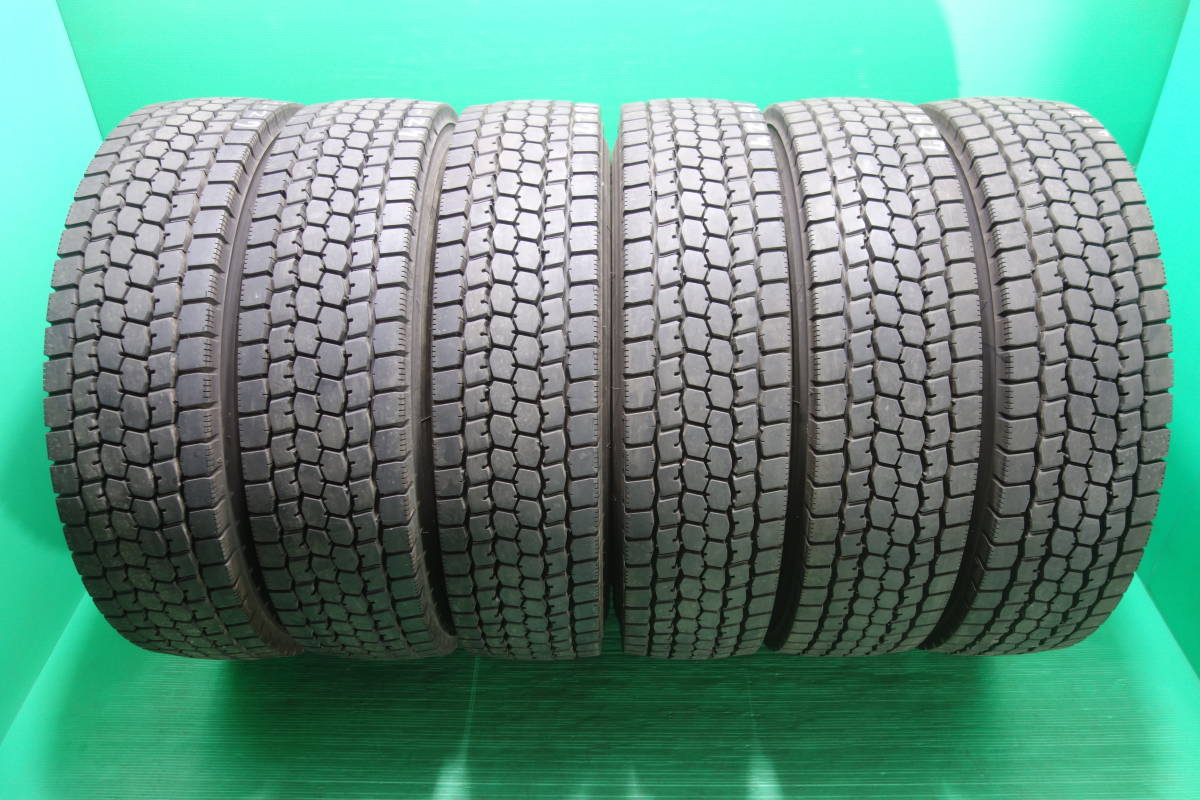 【やや傷や汚れあり】K661-21 送料無料 225/80R17.5 123/122L ミックスタイヤ LT 6本セット ブリヂストン M888 9分山 深溝 2021年製 オールシーズンの ...