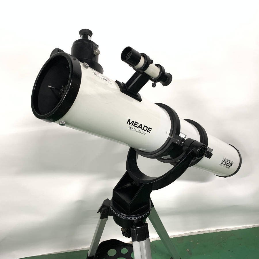【全体的に状態が悪い】MEADE DS-115 ミード 天体望遠鏡 D=115mm F=910mm 接眼レンズ(H25mm)付き ジャンク品の ...