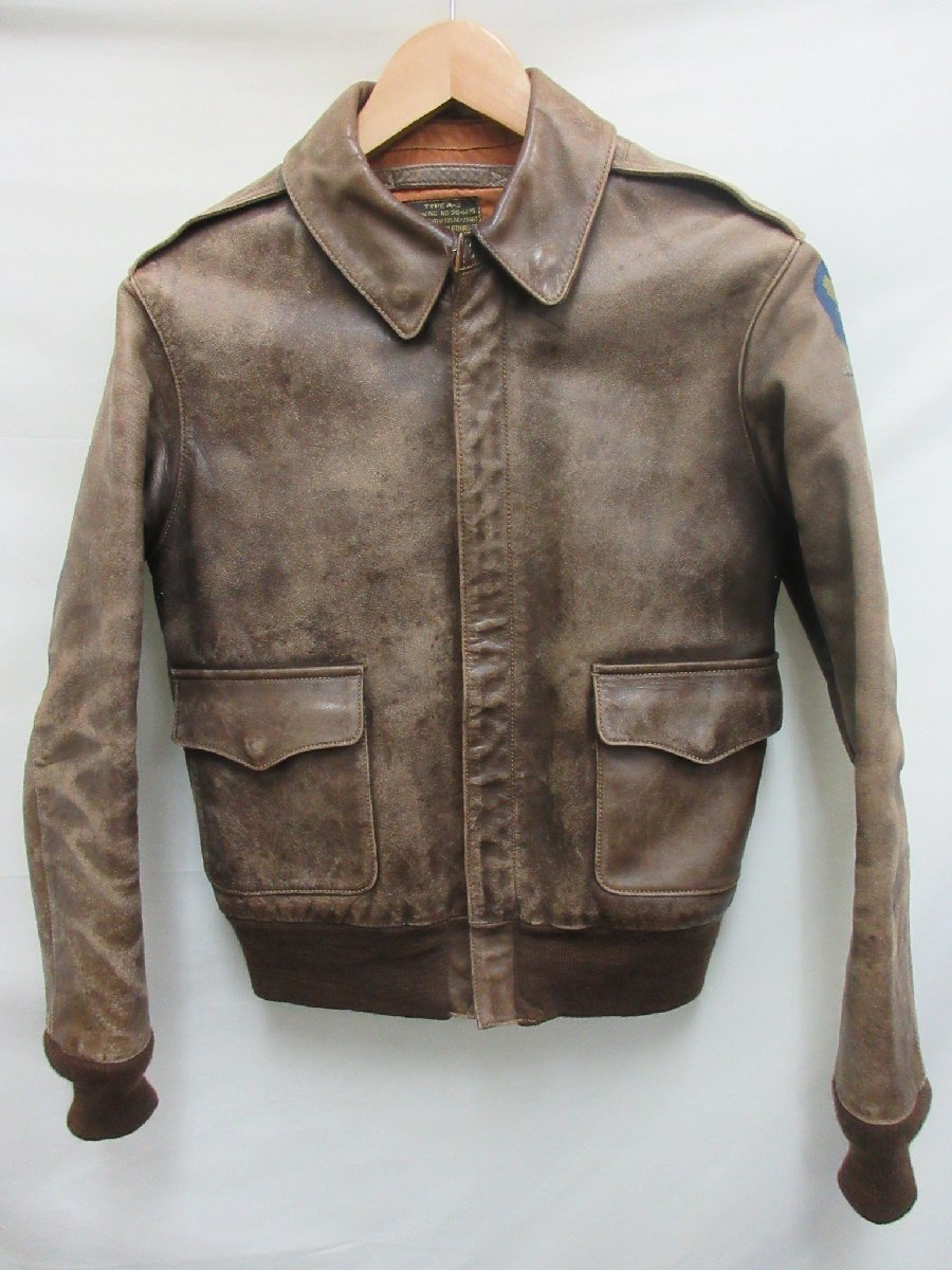 【やや傷や汚れあり】 1000円～BUZZ RICKSON'S バズリクソンズ A-2 フライトジャケット BR80567 サイズ36 の落札情報詳細| ヤフオク落札価格情報 オークフリー
