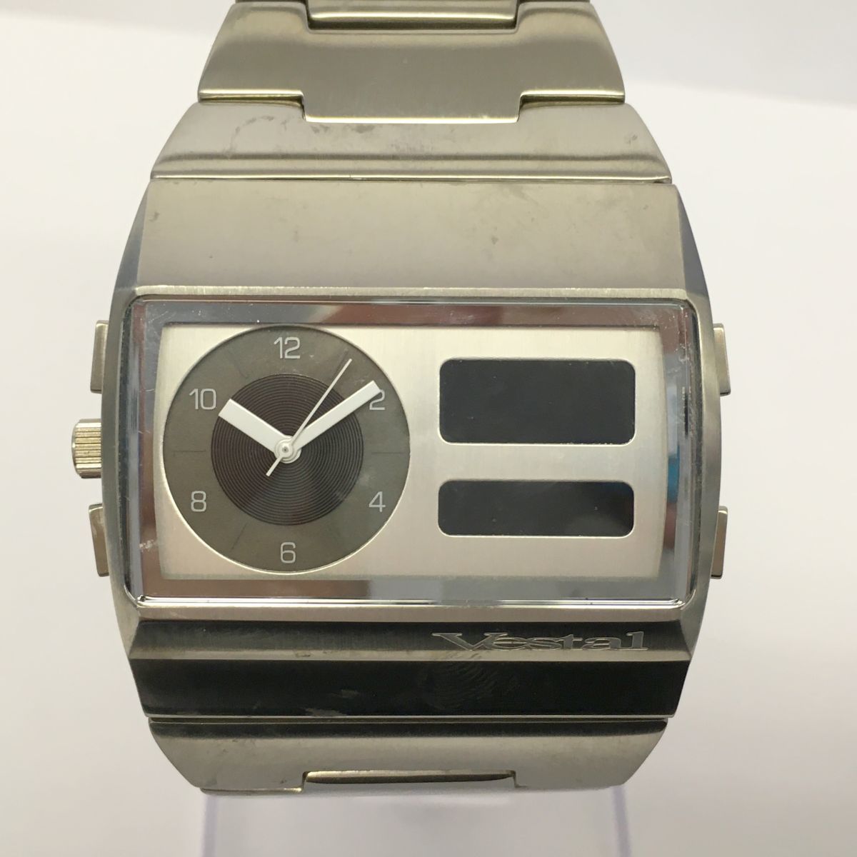 【傷や汚れあり】Y248-I39-1088 Vestal ベスタル MONTE CARLO モンテカルロ メンズ クオーツ 不動 腕時計 ⑯の ...