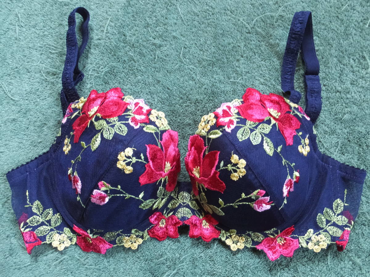 【未使用】未使用【2010年秋冬】サルート【ローズガーデン】KO【E75】P-UPブラ 22グループ ワコール salute ネイビー 紺色の落札情報詳細 - Yahoo!オークション落札価格 ...