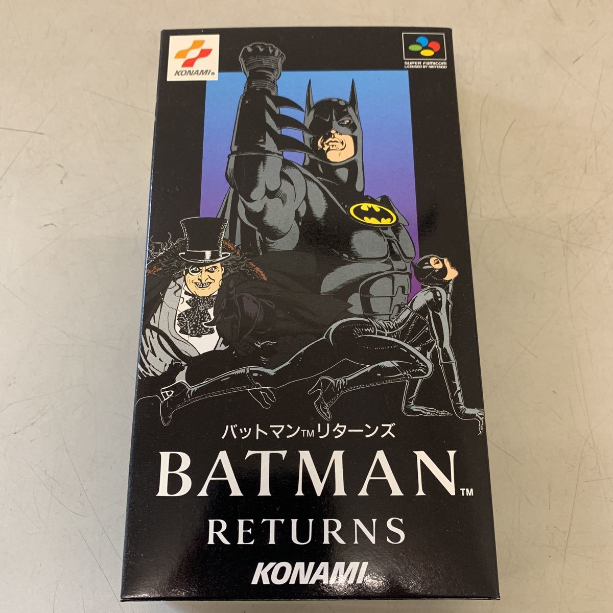 【やや傷や汚れあり】バットマンリターンズ スーパーファミコン ソフト KONAMI SHVC-BJ 当時物の落札情報詳細 - Yahoo!オークション落札価格検索 オークフリー