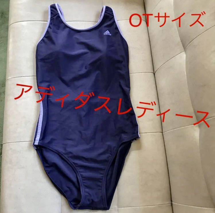 【やや傷や汚れあり】★送料185円★アディダス 大きいサイズ OT arena 可愛い水着★アリーナ スピード★競泳水着ハートリボンフリル ...
