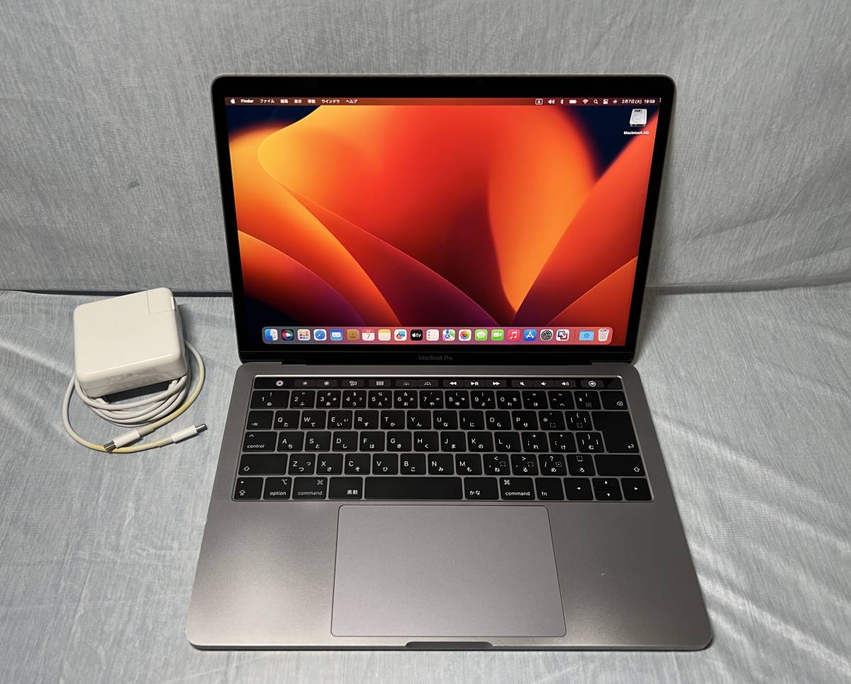 【やや傷や汚れあり】中古品 MacBookPro Retina 13インチ 2018 Core i7 2.7GHz/16GB/AppleSSD ...
