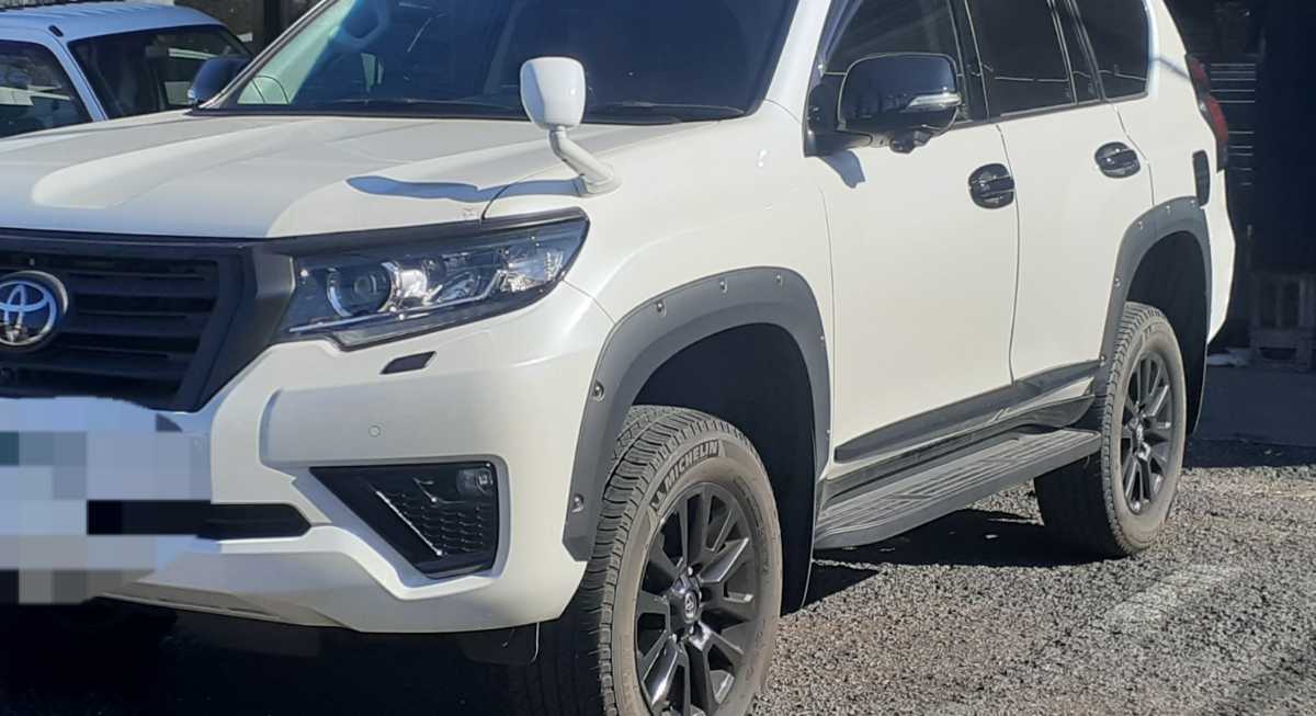 【未使用に近い】売切 ジャオス JAOS フェンダーガーニッシュ type-X オーバーフェンダー マットブラック 純正 マッドガード装着車用 プラド 150系 キレイの落札情報詳細 ...