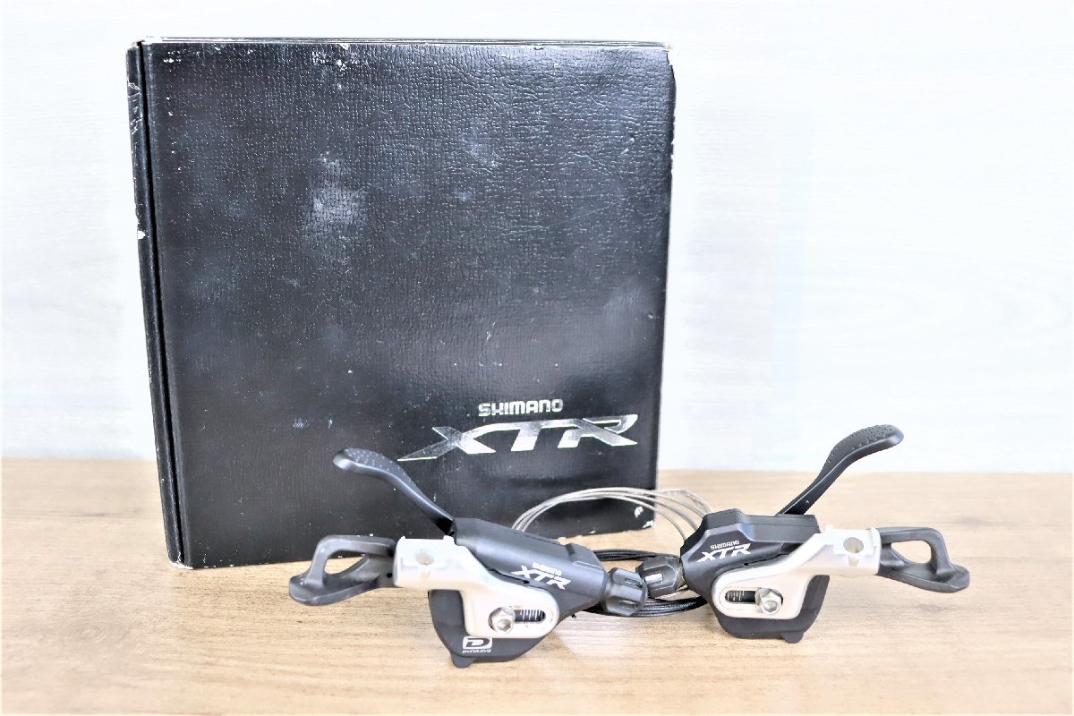【目立った傷や汚れなし】SHIMANO XTR シマノ M980 SL-M980-B 2/3×10s 左右シフトレバーセット ラピッド ...