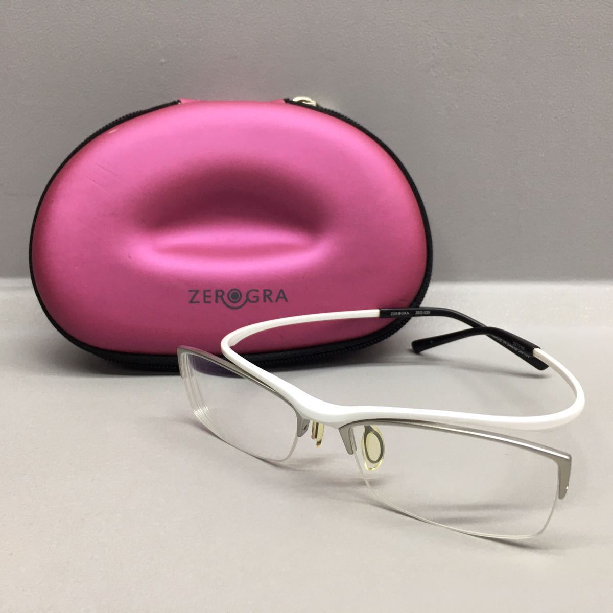 眼鏡市場 ZEROGRA ZEG-009 col.GR グレーの落札情報詳細 - ヤフオク落札価格検索 オークフリー