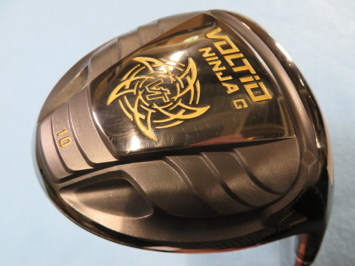 【やや傷や汚れあり】【中古】KATANA GOLF 高反発 VOLTIO NINJA G 880Hi ドライバー（10°）【SR ...