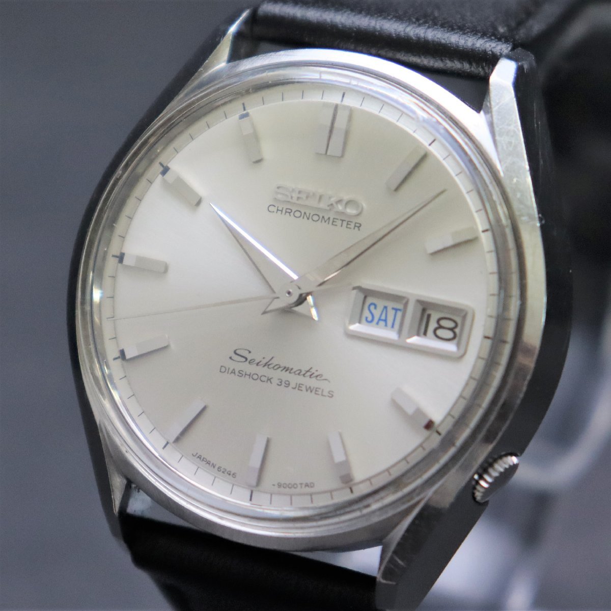 【傷や汚れあり （詳細）】4894T【希少】Seikomatic Slimdete/セイコーマチック スリムデイト 84099 ヴィンテージ ...