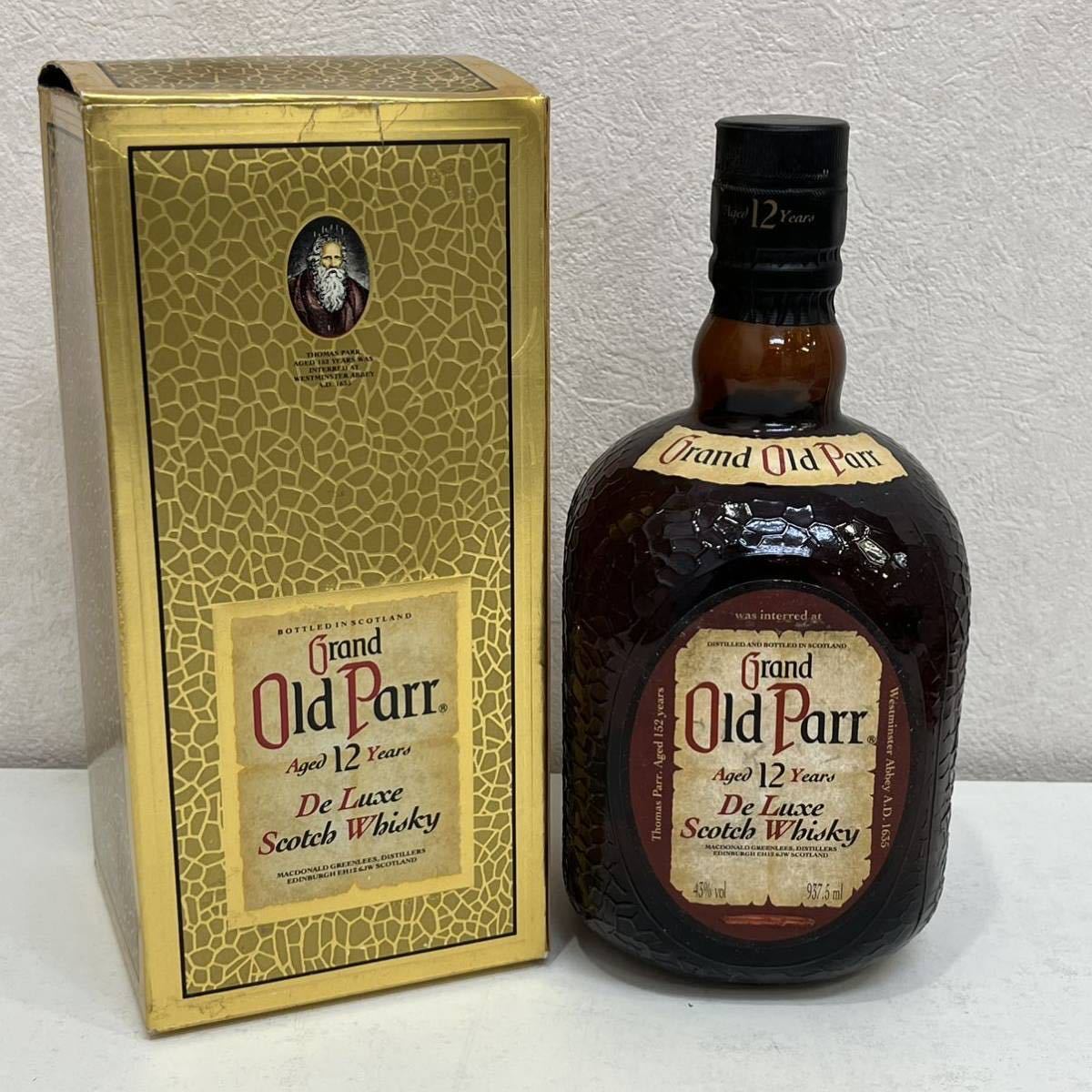【未使用】【C0217】 ※20歳未満の者に対する酒類の販売はいたしません ※未開栓 古酒 オールドパー12年 OId Parr スコッチウイスキー 937.5ml 43%の落札情報詳細 ...