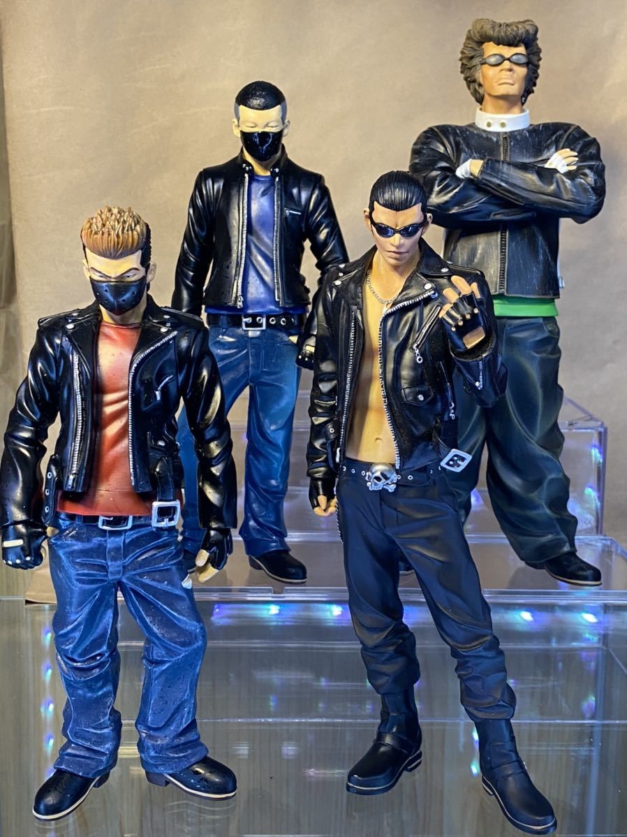 【傷や汚れあり】中古品 難あり含 セット クローズ & WORST FBG Flash Back GENERATION フィギュア 九能龍信 鮫島 国武 三島 四代目 武装戦線 ダイブ ...