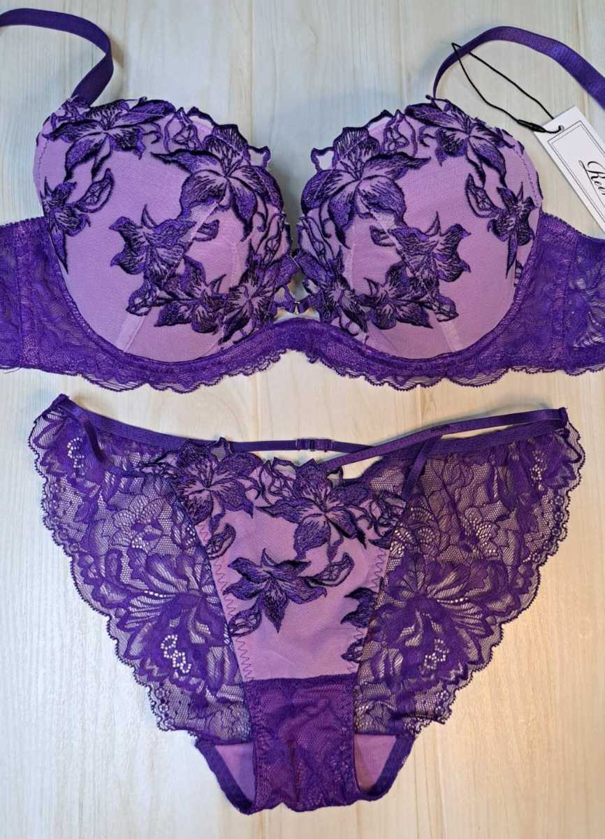 【未使用】*:.E70*:. Reinest 春夏新作 可愛い艶めく刺繍 *セクシー 谷間メイク 綺麗なシルエット デザインブラジャー＆Tバックセットの落札情報詳細 - ヤフオク落札価格検索 ...