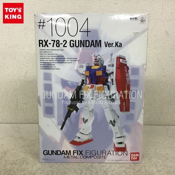 【やや傷や汚れあり】1円〜 バンダイ GUNDAM FIX FIGURATION METAL COMPOSITE/GFFMC #1004 機動戦士ガンダム RX-78 ガンダムVer.Kaの ...
