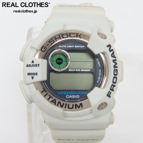 【全体的に状態が悪い】G-SHOCK/G-ショック FROGMAN/フロッグマン Men in White Gray DW-9900LG-8DR【動作未確認】 /000の落札情報詳細 ...