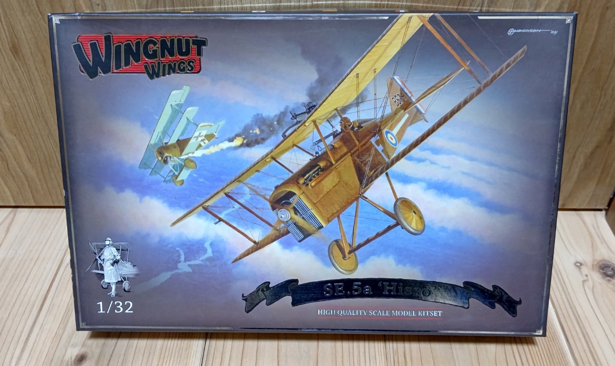 【目立った傷や汚れなし】X25【送料無料】1/32 SE. 5a Hisso ウィングナット・ウィングス Wingnut Wings ...