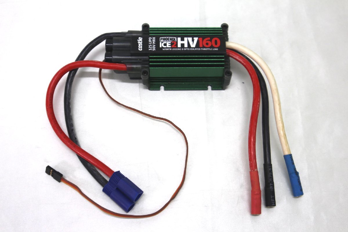【傷や汚れあり】＜ジャンク品＞castle RCヘリ用 ESC アンプ PHOENIX ICE2 HV160（50223030102413OM ...
