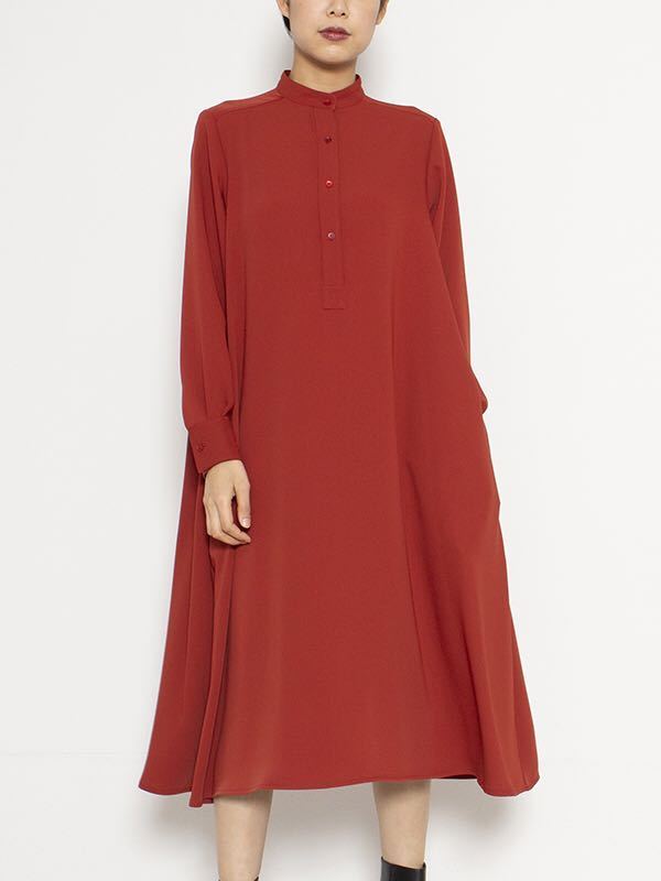 【やや傷や汚れあり】Ec8 Graphpaper グラフペーパー *20ss サテンバンドカラードレス* ロングワンピース 揺れ感 0 フリー ...