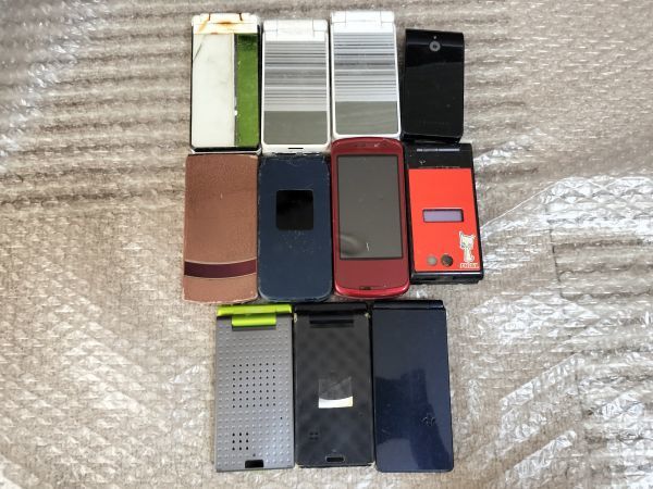 【傷や汚れあり】動作未確認 ジャンク ガラケー 11台まとめ出品 docomo N-02B/N-03A/N-06A/N600i/N701i ...
