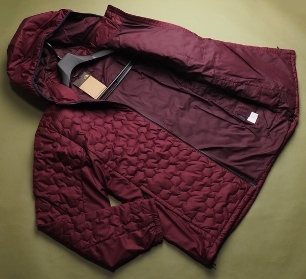 【未使用】新品正規 ノースフェイス 六角キルティング 高機能中綿 V-MOTION AIR 1 ジャケット メンズXLワイン(MAR) 直営店 ...
