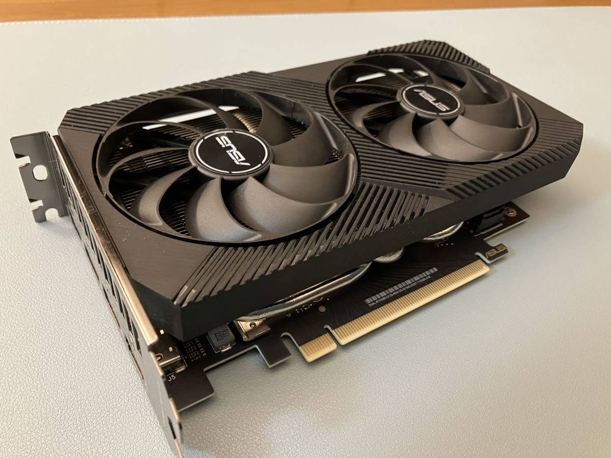 【目立った傷や汚れなし】【動作良好】ASUS グラフィックボード DUAL-RTX3060-O12G-V2 12GB DDR6/高解像度8K/エンコード/ゲーミング/Stable ...