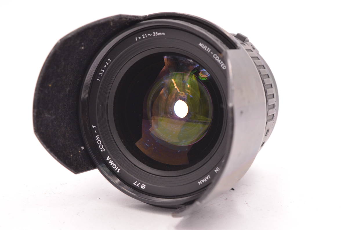 【やや傷や汚れあり】★実用美品★ シグマ SIGMA ZOOM-r MULTI-COATED 21-35mm F3.5-4.2 キヤノンEF ...