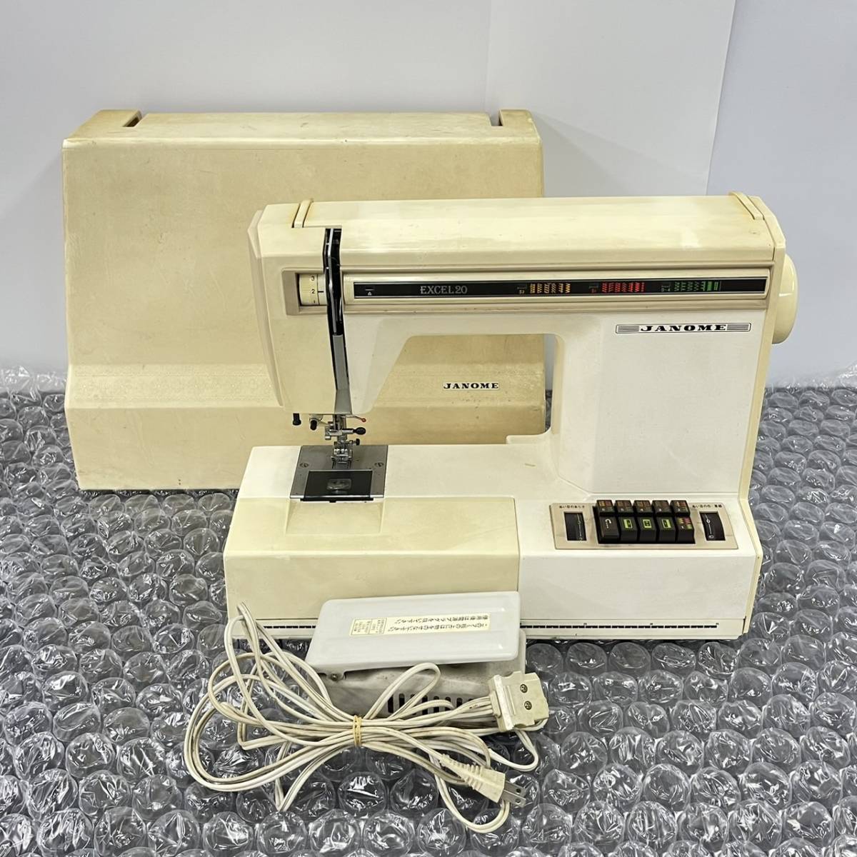 【傷や汚れあり】A276162(043)-259/TM3000 ミシン JANOME ジャノメ MODEL 627 EXCEL20 の落札情報 ...