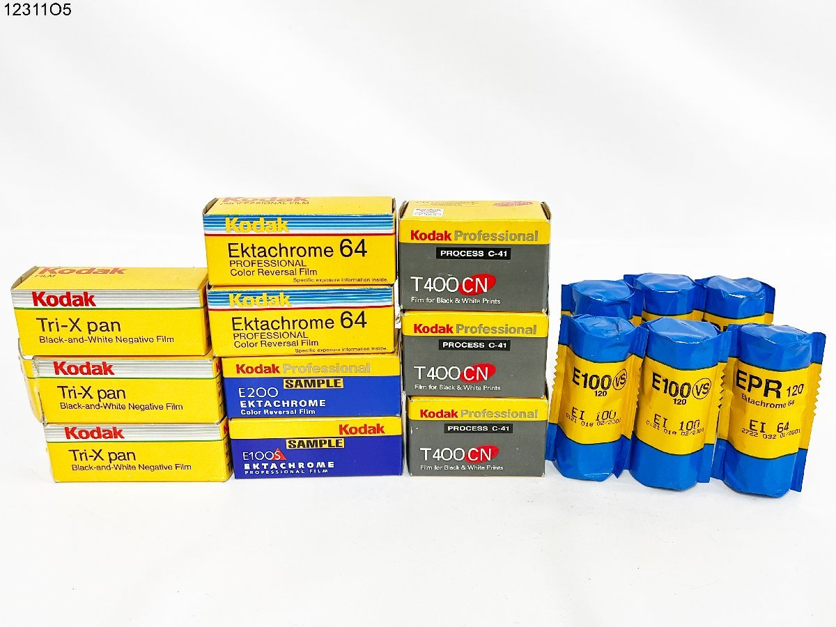 【未使用に近い】★未使用★ Kodak コダック Tri-X pan Ektachrome 64 E200 E100S E100VS EPR ...