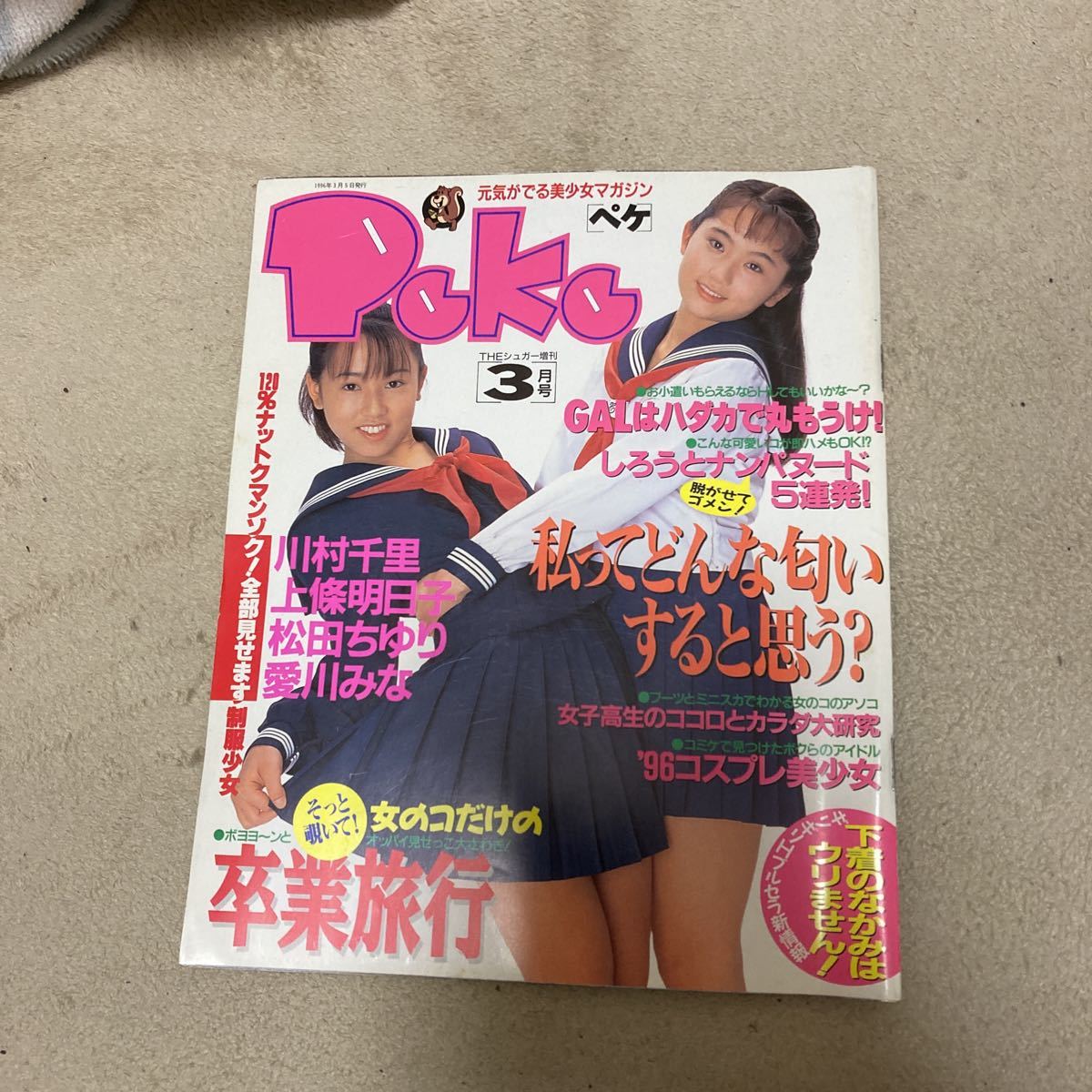 【やや傷や汚れあり】Peke/ペケ THEシュガー増刊 1996年3月号 川村千里 上條明日子 松田ちゆり 愛川みな 松樹聖奈 クリックポスト可能 プレミアの落札情報詳細 - ヤフオク落札価格 ...