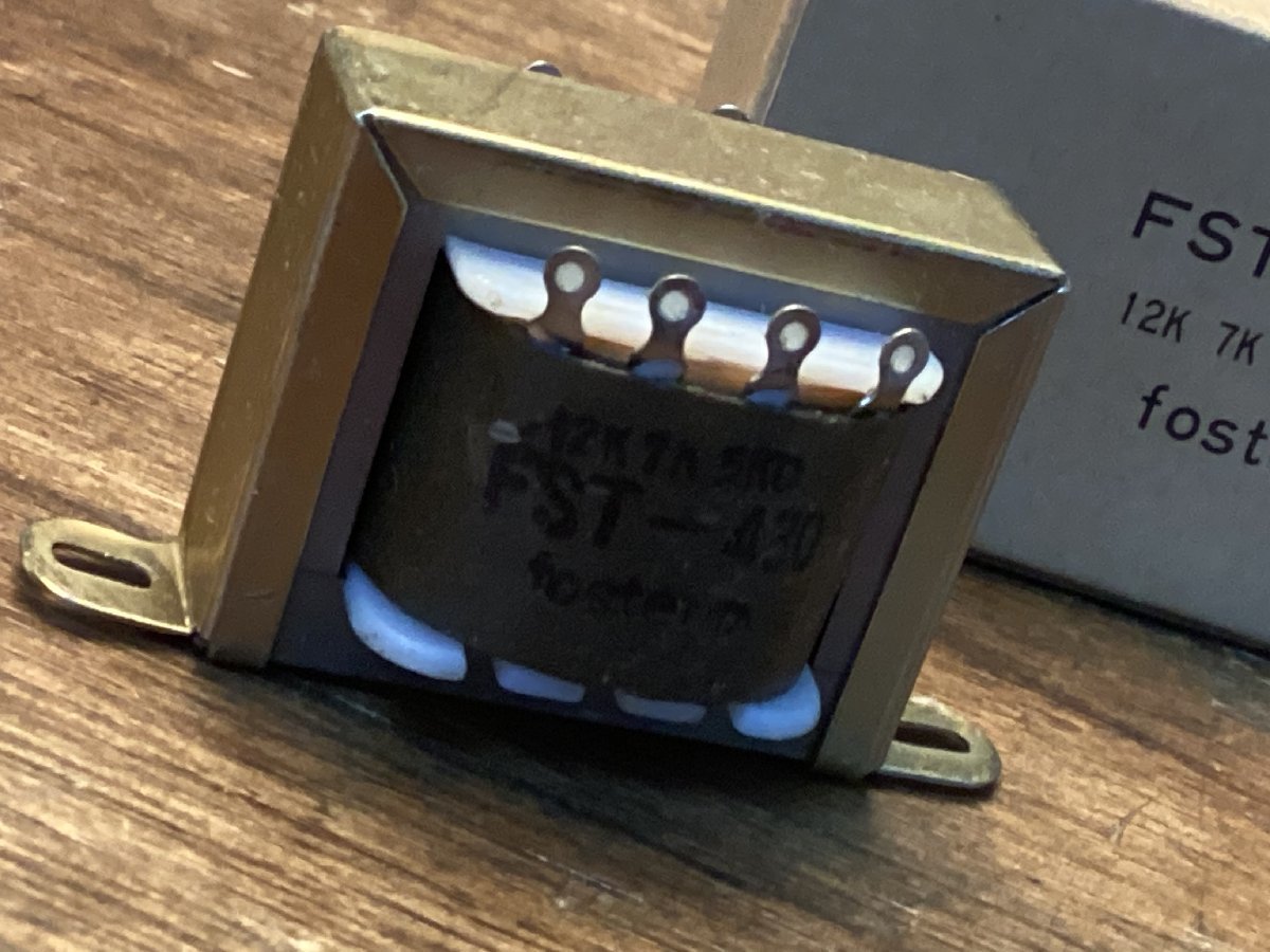 【目立った傷や汚れなし】CC-9312 送料無料 FOSTER トランス 出力 真空管 ラジオ FST-430 12K 7K 5K 8Ω 部品 ...