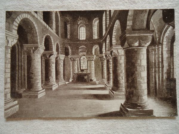【傷や汚れあり】【絵葉書1枚】 St.John's Chapel in the White Tower 聖ヨハネ教会 /Tower of ...
