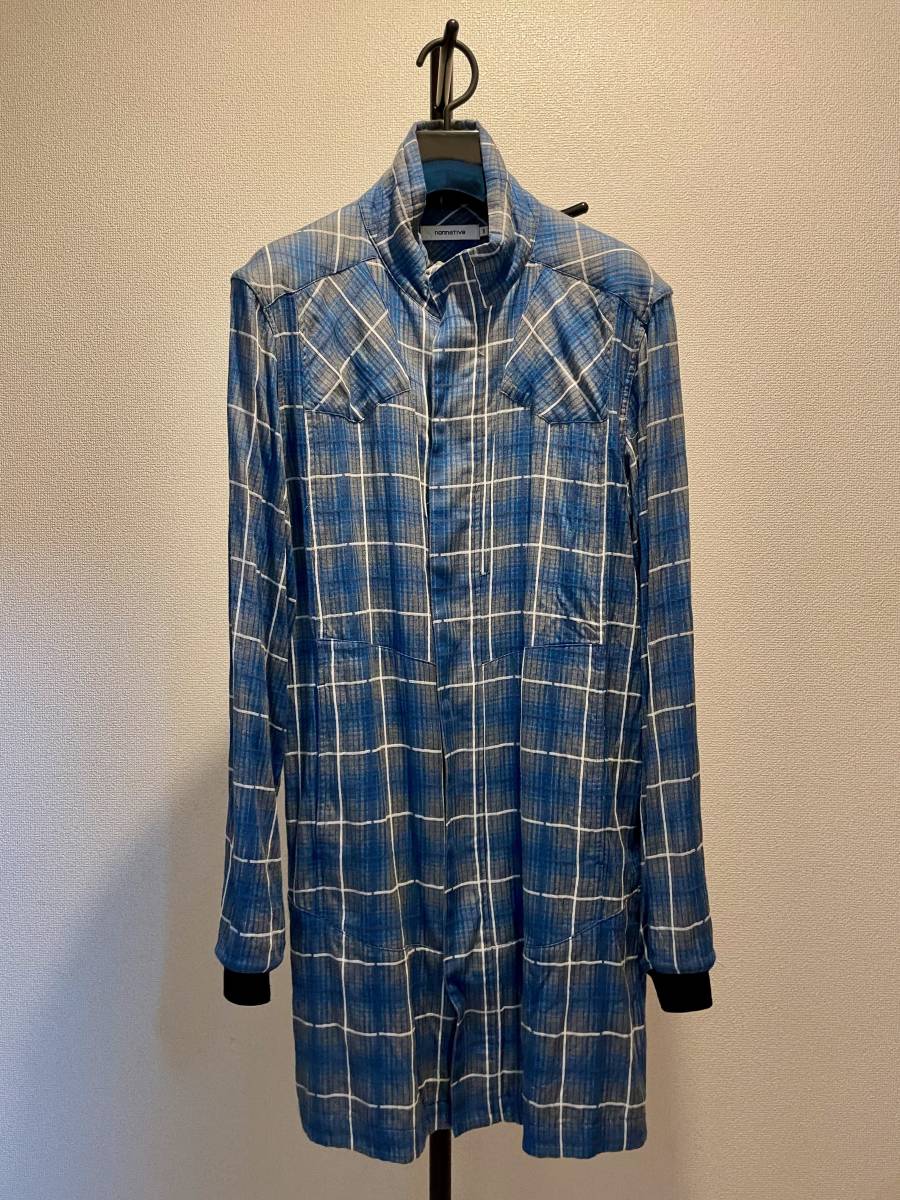 【目立った傷や汚れなし】nonnative薄手コート2016SSサイズ1NN-J2916 DISCOVERER COAT C/P TONE ...