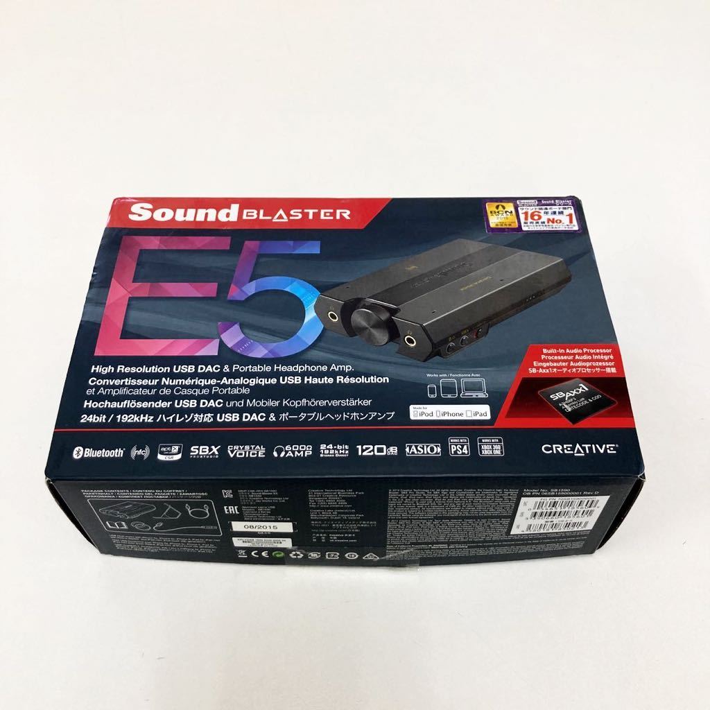 【目立った傷や汚れなし】★1円 〜 Creative Sound Blaster E5 ポータブル ヘッドホンアンプ SB-E-5の落札情報詳細 - ヤフオク落札価格検索 オークフリー