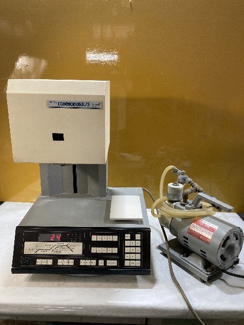 【やや傷や汚れあり】【1円スタート】JELENKO ジェレンコ COMMODORE75 VPF コモドール75 真空電気炉 焼却炉 真空ポンプ ...