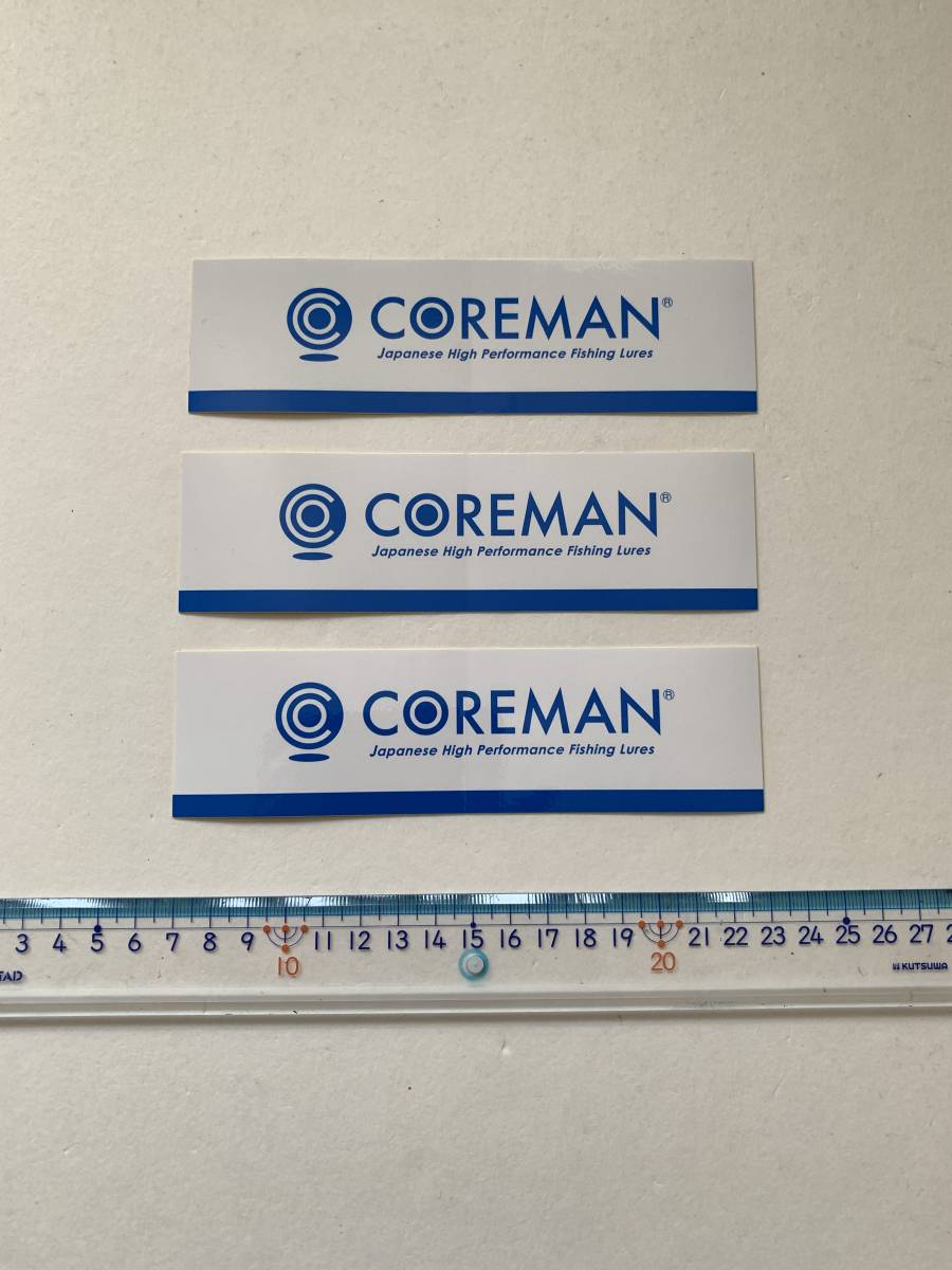 【未使用】ステッカー【COREMAN コアマン】3枚セットの落札情報詳細 - ヤフオク落札価格検索 オークフリー