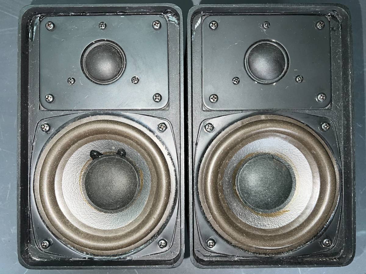 【傷や汚れあり】送料込 TEAC LS-X8 アルミダイキャスト BOX スピーカー 鈍器系 audio-technica AT-SP50 に ...