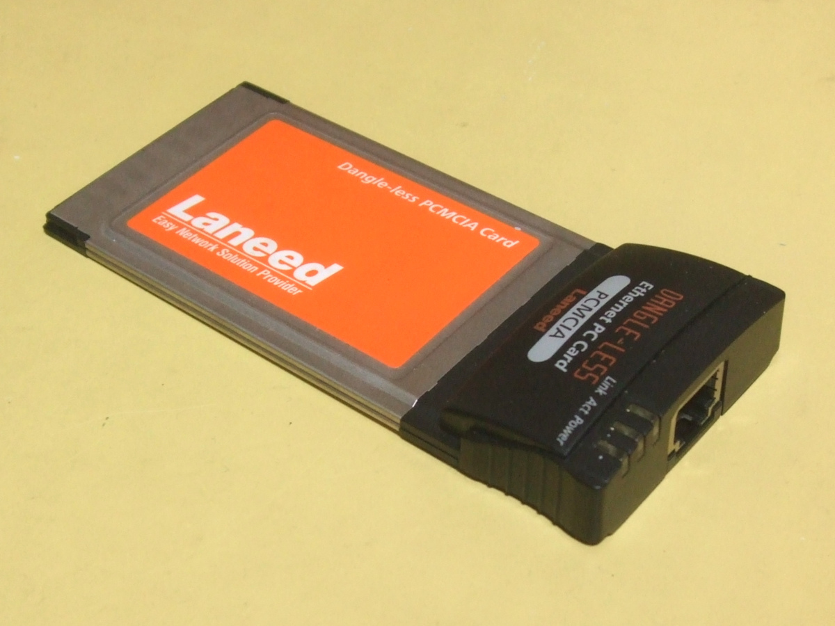 【やや傷や汚れあり】Laneed LANカード LD-CDL/T 完動品 - LANアダプター PCカードの落札情報詳細 - ヤフオク落札価格 ...