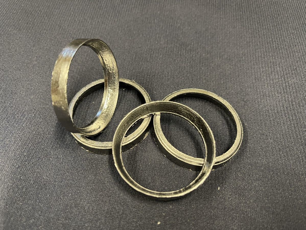 【未使用】対策品 1台分 2個セット エキゾースト テーパー ガスケット ハーレー 65324-83 エボ以降エンジン用 65324-83B ...