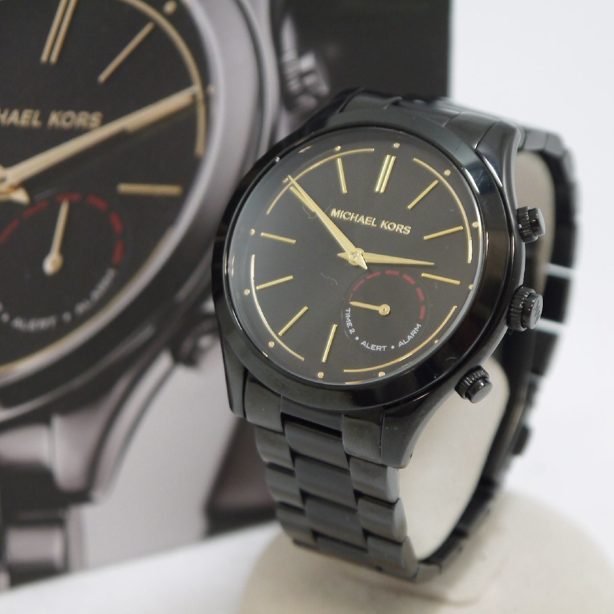 【目立った傷や汚れなし】USED品・保管品 MICHAEL KORS マイケルコース MKT4003 SLIM RUNWAY HYBRID ...