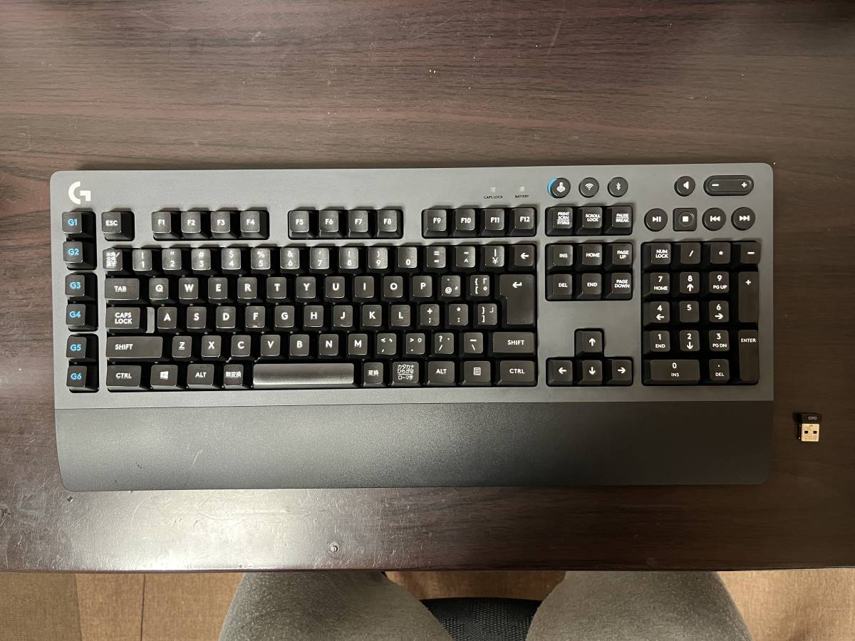 【目立った傷や汚れなし】Logicool ゲーミング-ワイヤレスキーボード G613の落札情報詳細 - ヤフオク落札価格検索 オークフリー