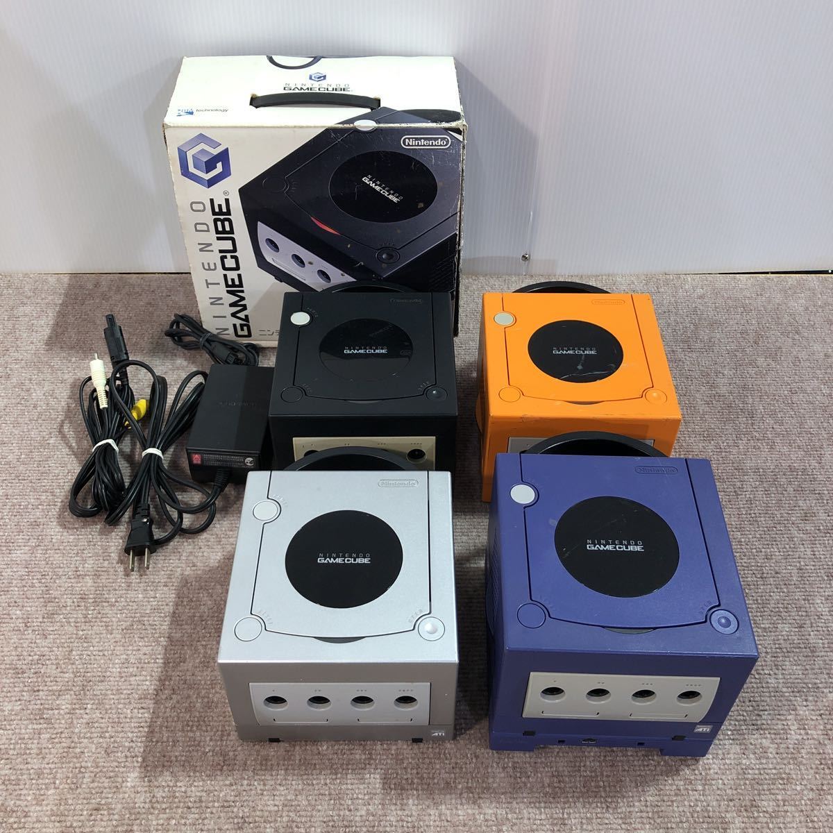 【通電OK】任天堂 Nintendo ニンテンドー ゲームキューブ GAMECUBE DOL-001(JPN) 本体 ケーブル コントローラー ...