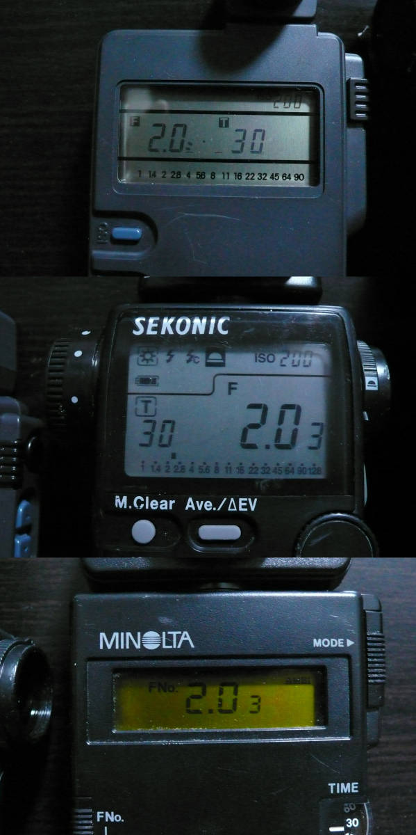 【傷や汚れあり】SEKONIC L-318 ＋L-508 MINOLTA フラッシュメーターIII 3点セット 中古 現状渡し品 の落札情報 ...