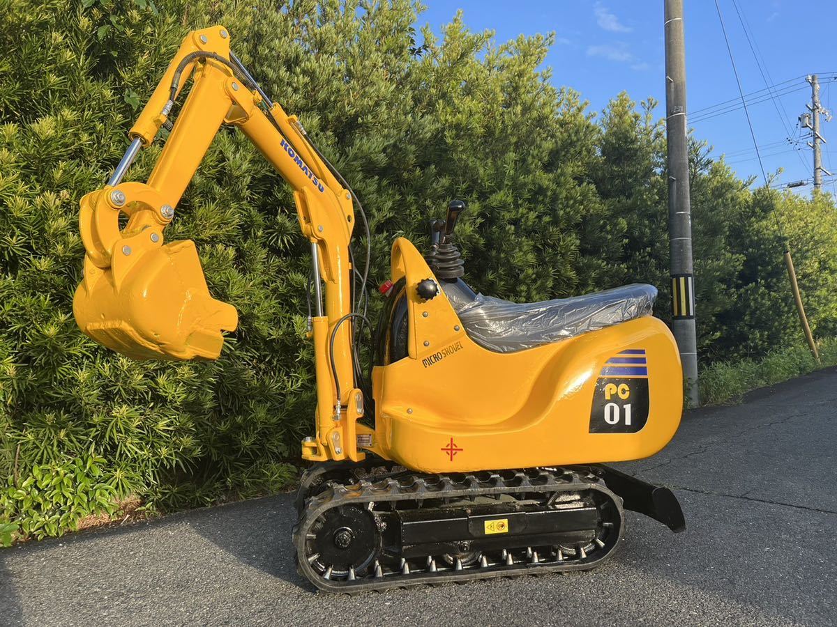 【目立った傷や汚れなし】コマツ★PC01-1A★360Kg★442時間★パターン切替可★軽トラ積載可能★新品純正シート★新品ゴムキャタ/中古油圧ショベル/ミニユンボ/ユンボの落札情報詳細 ...