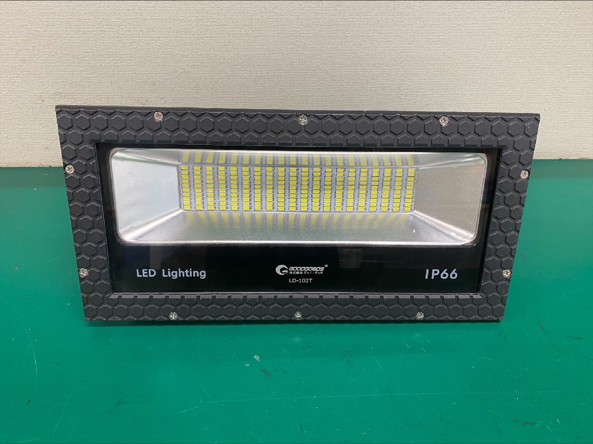 【未使用に近い】1円～お得 LD-500W 展示品 LED投光器 500W 屋外照明 防水 工事現場 看板灯 駐車場 GOODGOODS 宅配 ...
