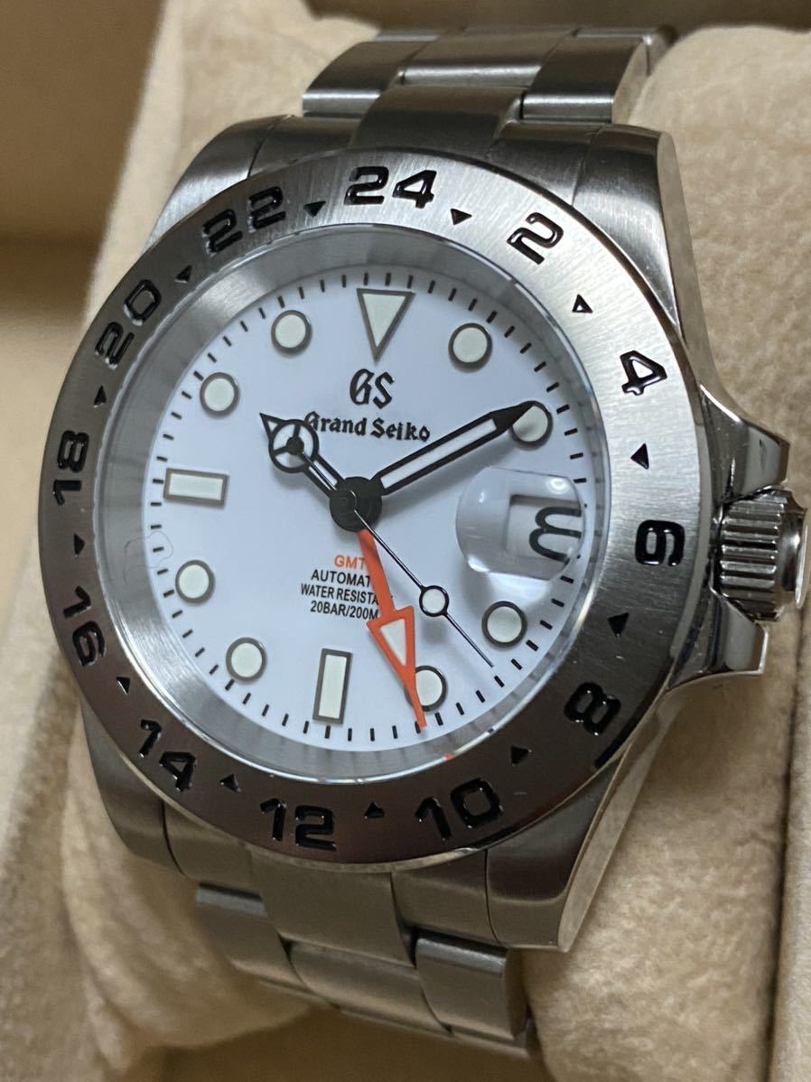 【未使用に近い】SEIKO MOD エクスプローラー 2 GSロゴ 40mm オマージュ NH34 GMT自動巻 機械式 EX2 腕時計 メンズウォッチの落札情報詳細 - ヤフオク落札価格検索 ...