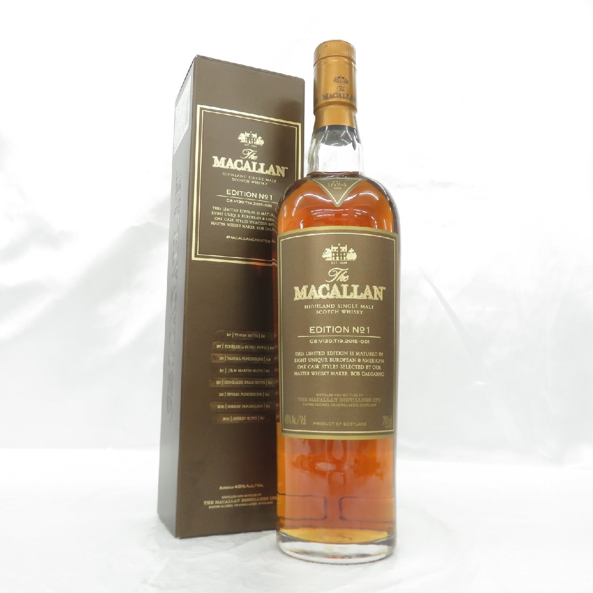 【目立った傷や汚れなし】 注目! ザ・マッカラン エディション No5 700ml 48.5% 箱 スコッチの落札情報詳細 - ヤフオク落札価格検索 オークフリー