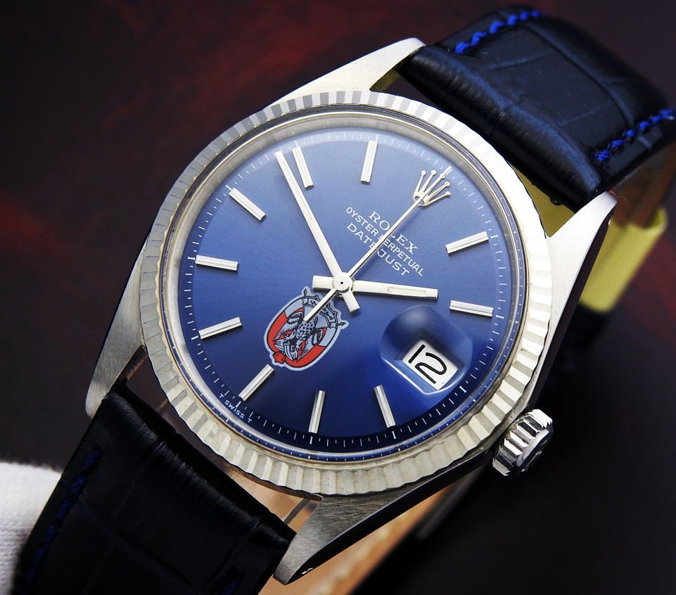 【目立った傷や汚れなし】ROLEX 1601 WG/Steel Abu Dhabi Al Nahyan family Emirate Hawk ...