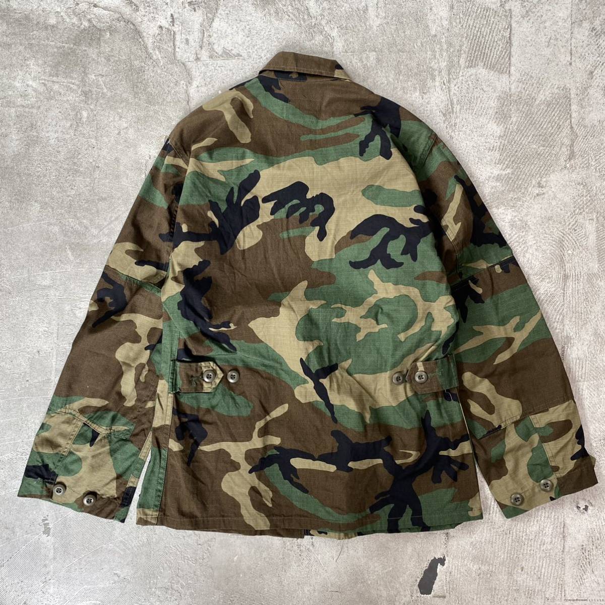 【目立った傷や汚れなし】US ARMY COAT HOT WEATHER WOODLAND CAMOUFLAGE PATTERN COMBAT ...